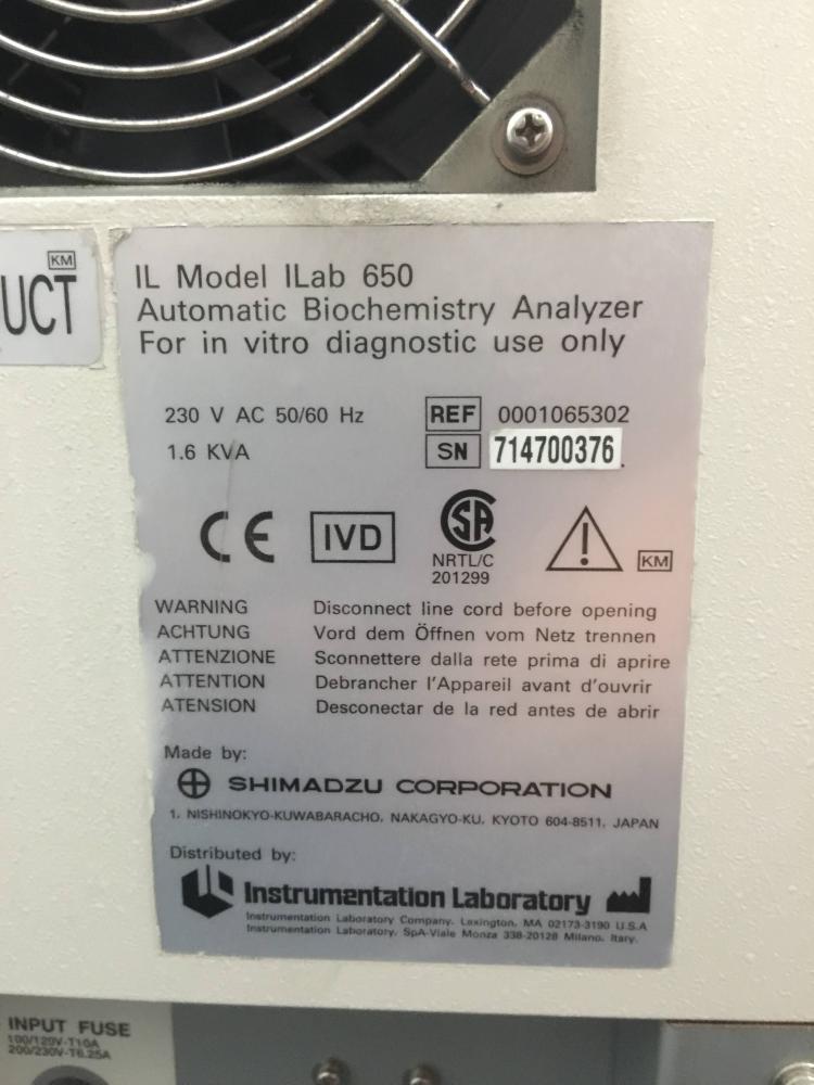 岛津ILab 650自动生化分析仪系统及配件-里士满科学欧宝体育足球 - 欧宝娱乐app官方登录